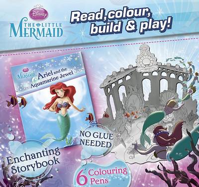 Disney Ariel Read, Colour, Build & Play - Merlin Library - Online Bookshop