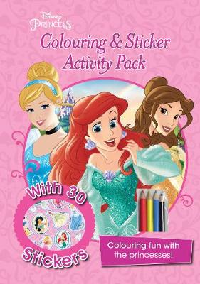 Disney Princess Colouring & Sticker Activity Pack: Colouring Fun With ...