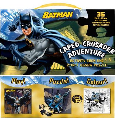 Batman Caped Crusader Adventure: Activity Book And 2-In-1 Jigsaw Puzzle ...